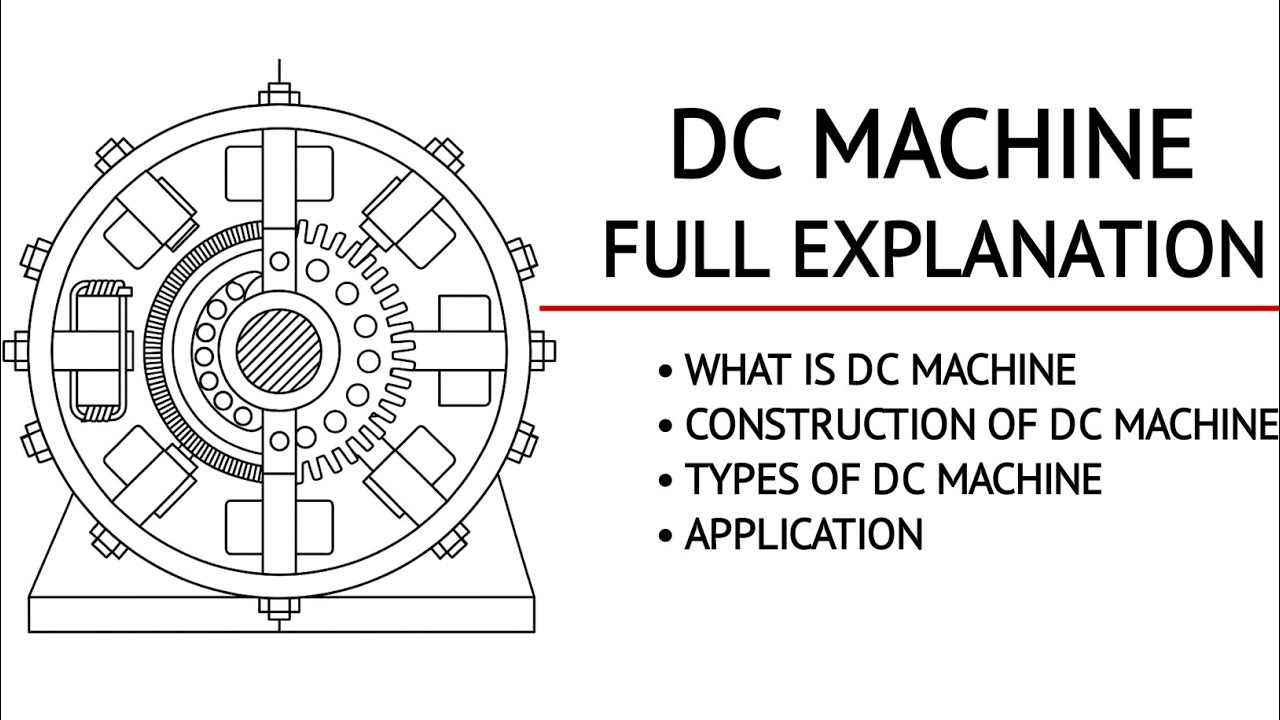 DC MACHINE FULL EXPLANATION | CONSTRUCTION OF DC MACHINE | TYPES OF DC ...