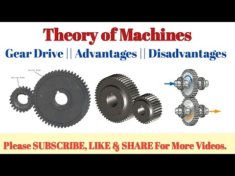 Gear Drive || Diagram || Procedure || Advantages || Disadvantages of ...