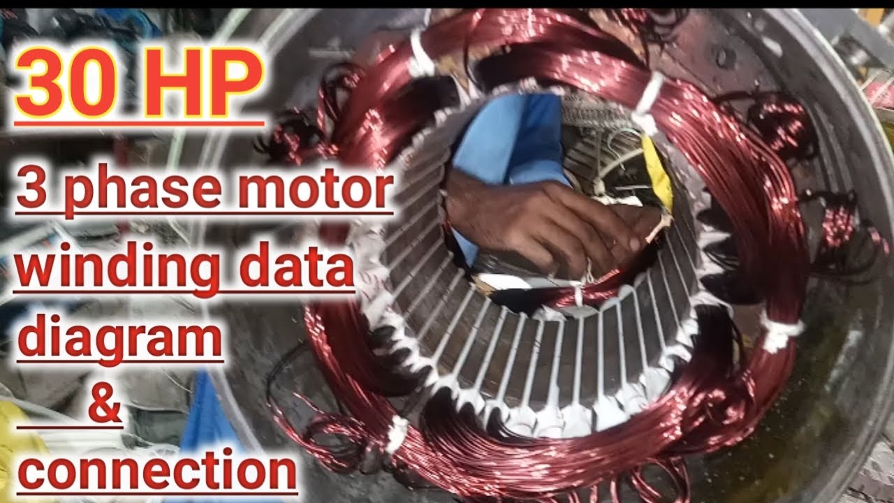 30 hp 36 slots motor winding /1400 rpm motor connection/zs electric ...