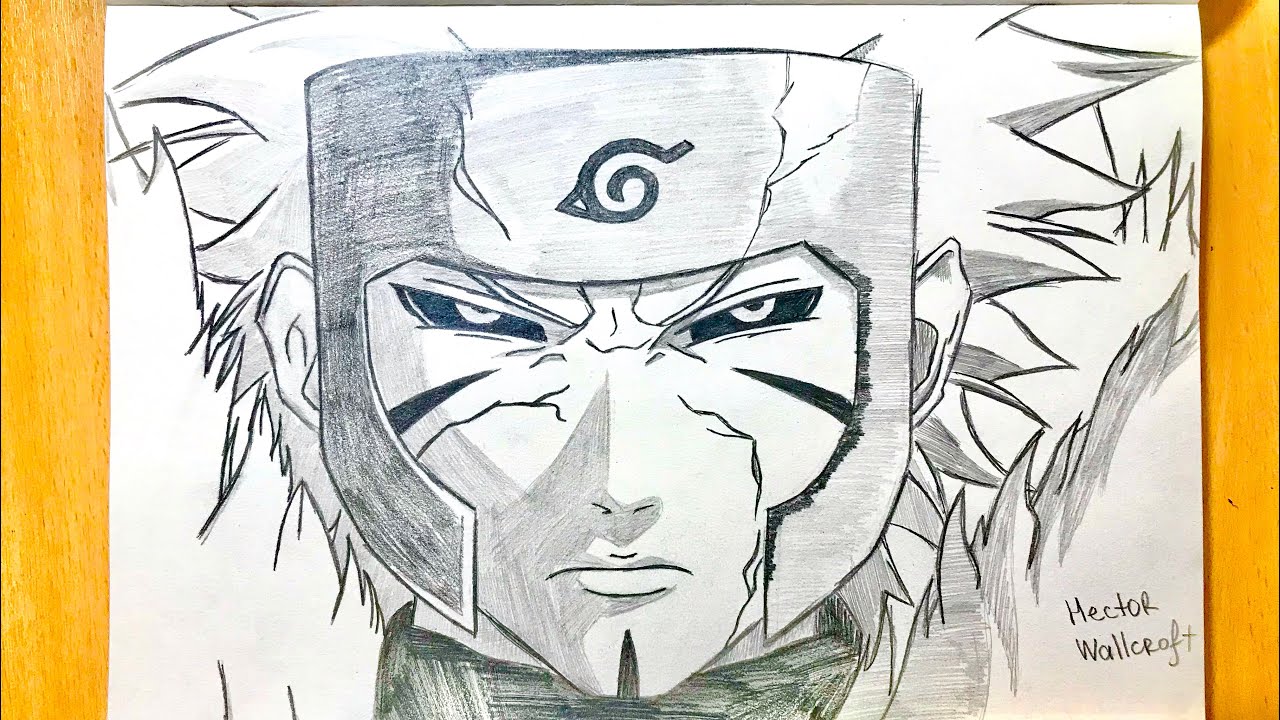 TOBIRAMA SENJU PENCIL DRAWING [ NARUTO SHIPPUDEN ] - YouTube