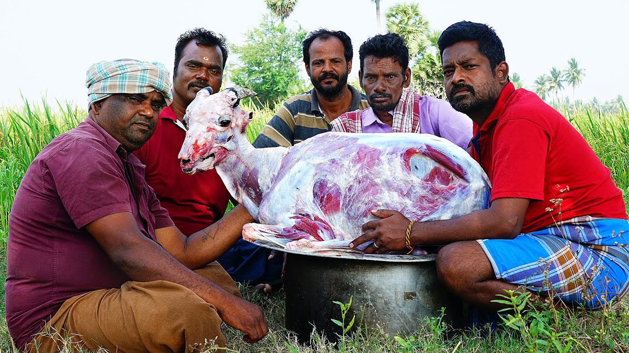 FULL GOAT PASAVA MUTTON BIRYANI | TRADITIONAL MUTTON BIRYANI | MUTTON ...