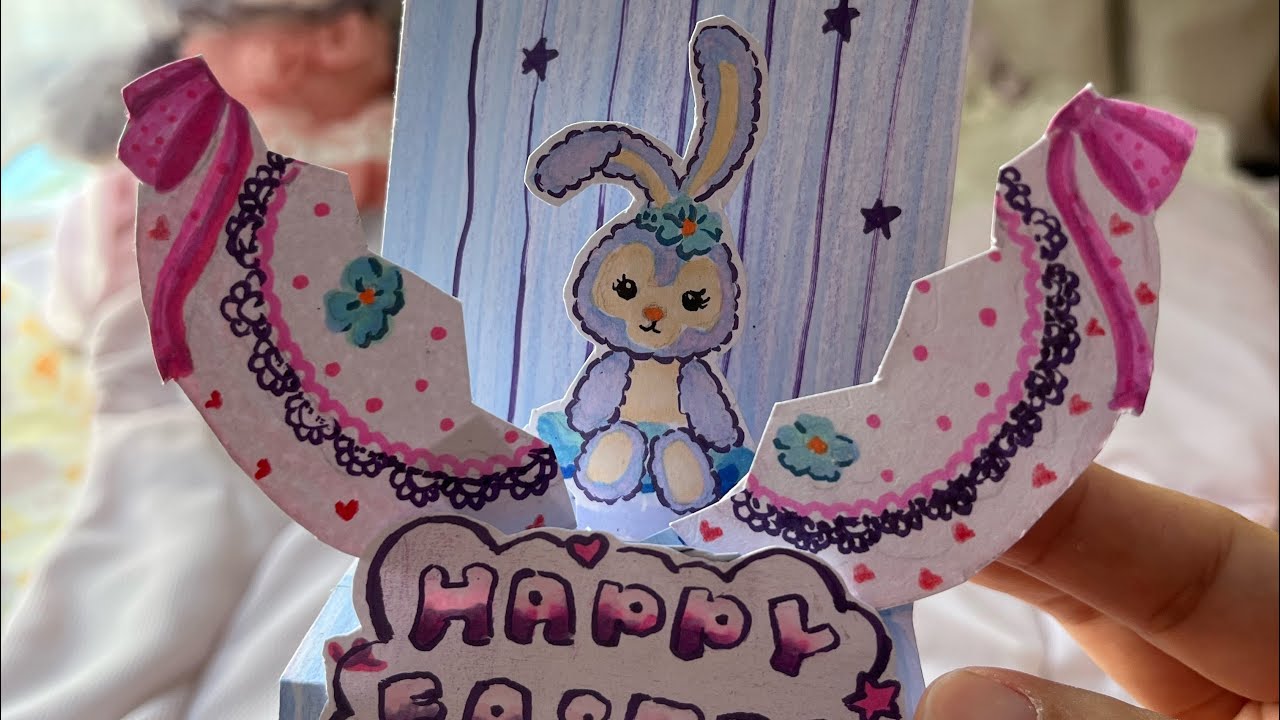 Pop-up Tutorial: Easter Card DIY| Disney Stella Lou - YouTube