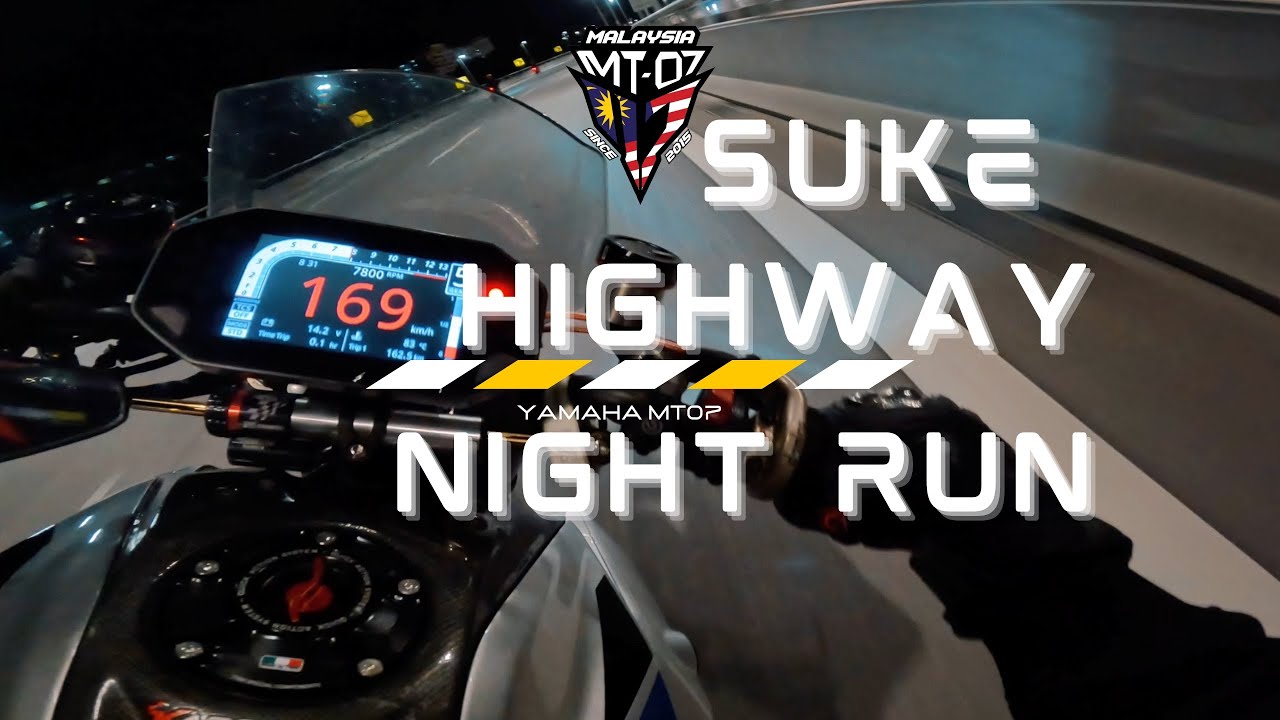 FULL THROTTLE DI SUKE HIGHWAY | YAMAHA MT07 AKRAPOVIC + QUICKSHIFTER ...