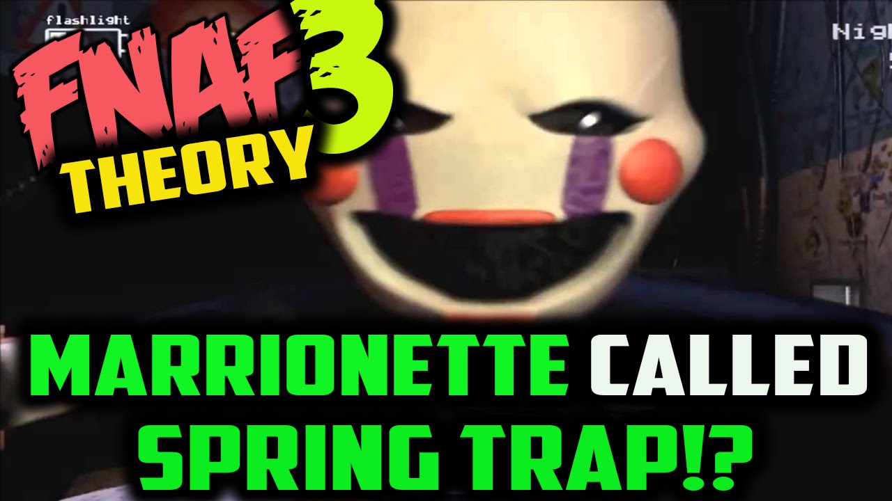 MARIONETTE CONFIRMED for FNAF 3 & CALLED SPRINGTRAP? Five Nights at ...