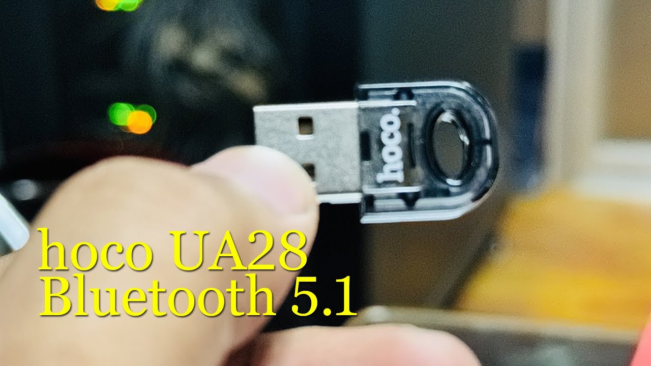 hoco UA28 Bluetooth 5.1 Dongle - YouTube