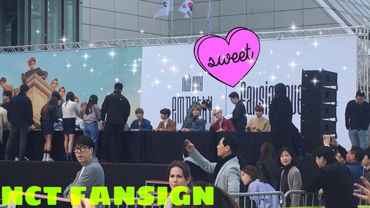 180324 NCT FANSIGN | 엔씨티 팬싸인회 - YouTube