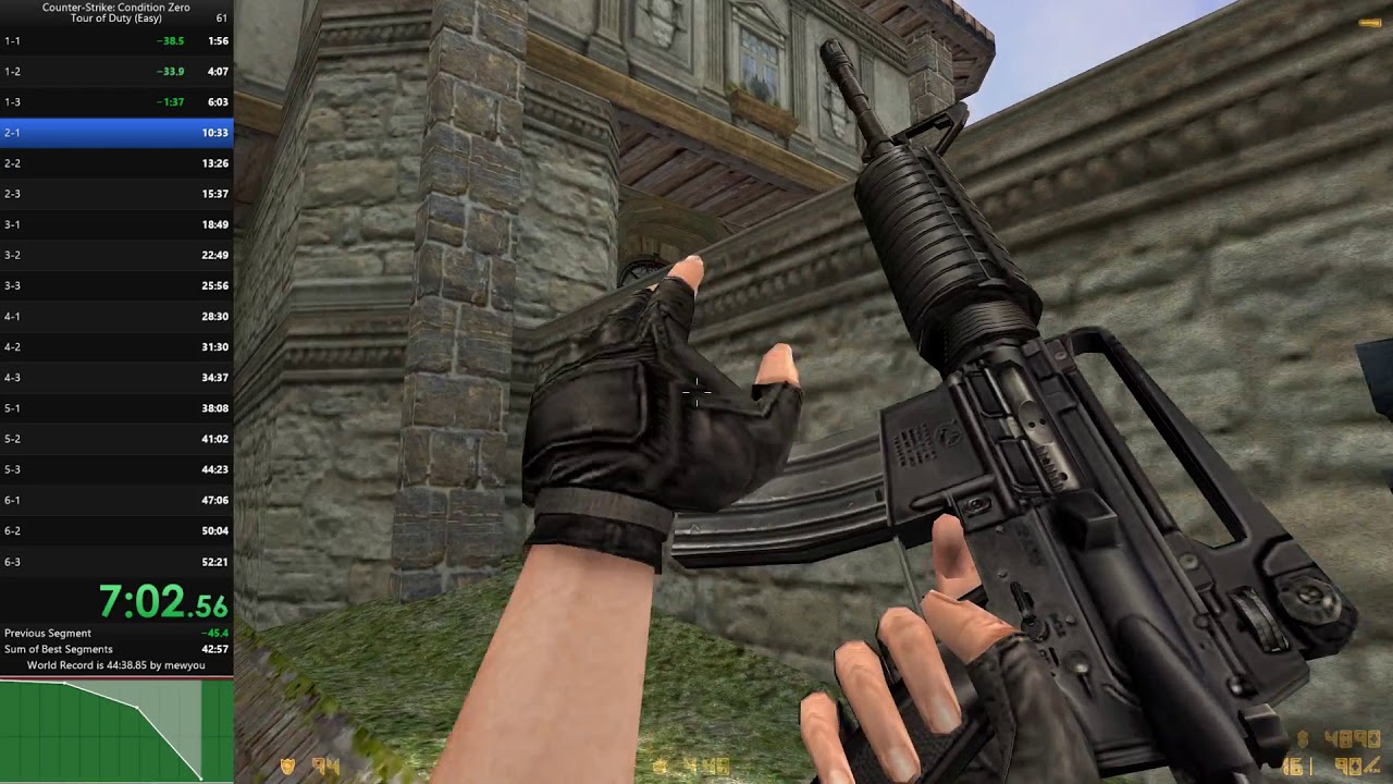 CS:CZ Speed Run Tour of Duty Easy in 46m57s by Everground - YouTube