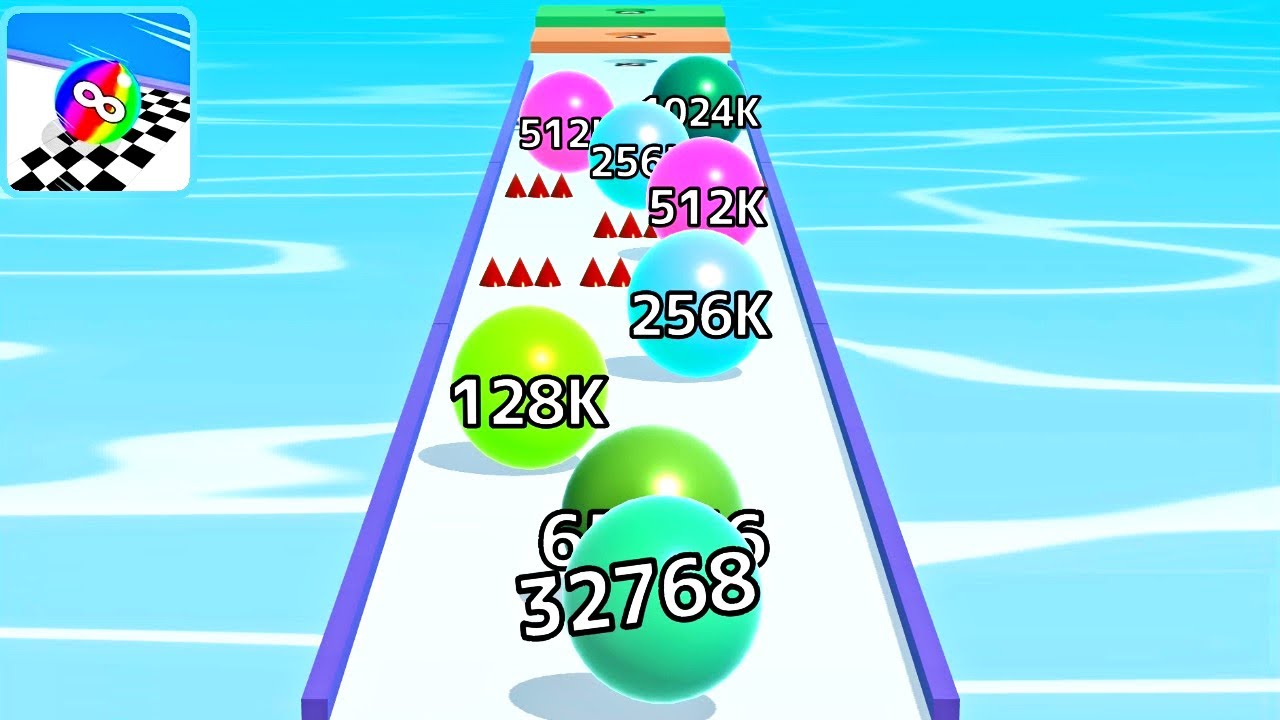 Ball Run Infinity Number ! All Levels Gameplay (1819-1824) android, ios ...