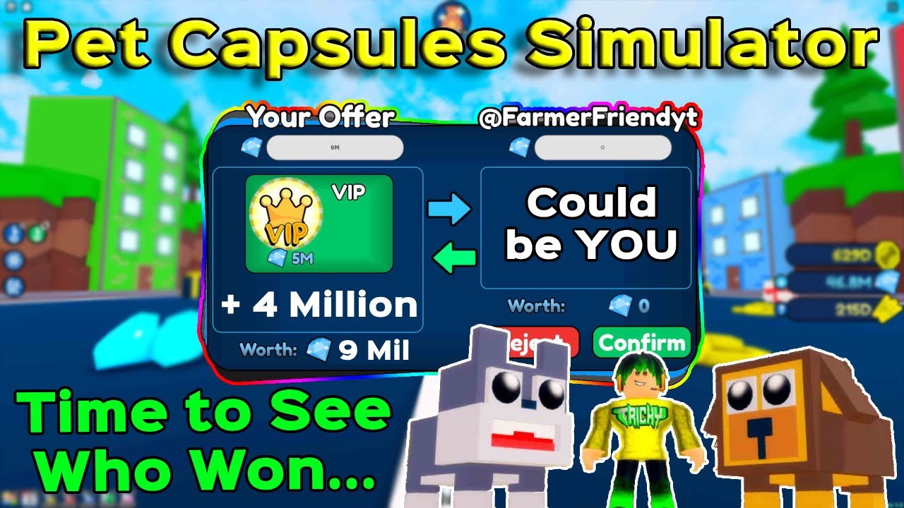 Who All won the Game Passes | Pet Capsules Simulator - YouTube