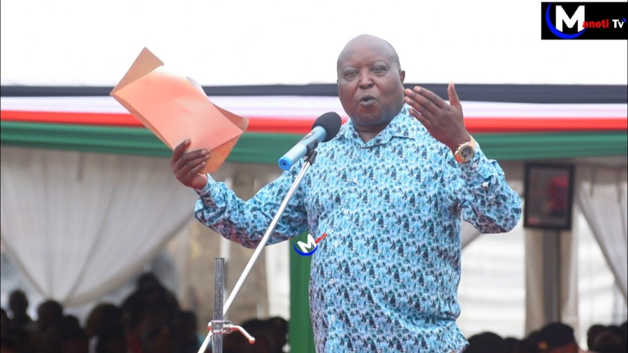 MP Samwel Arama's full electrifying speech infront of Interior CS ...