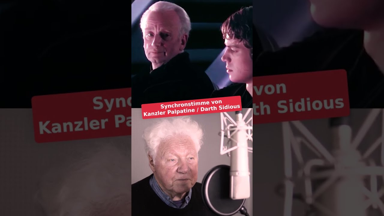Friedhelm Ptok synchronisiert Kanzler Palpatine (Ian McDiarmid) alias ...