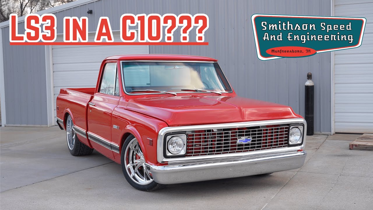 The LS3 POWERED 1972 C10 is Complete! | Smithson Speed - YouTube