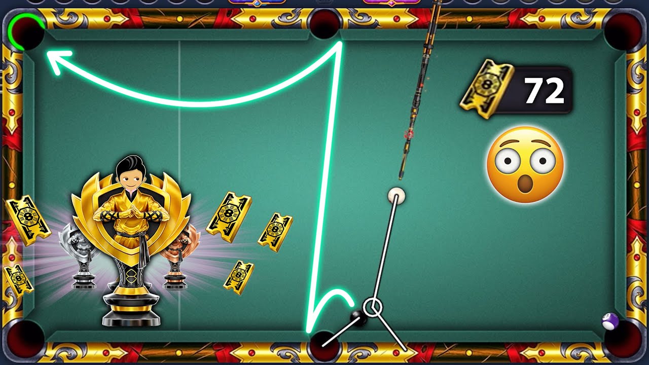 8 Ball Pool - Best Escape in Chalk Fu Showdown Cup (1st Rank) 72 ...
