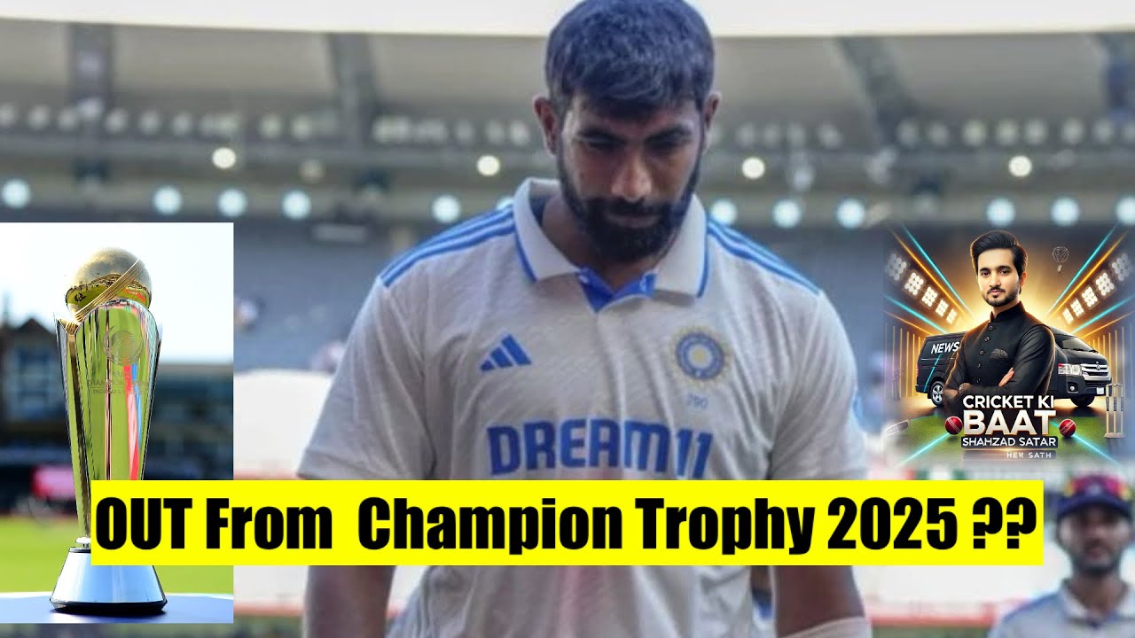 Bumrah gone | Champion Trophy 2025 | - YouTube