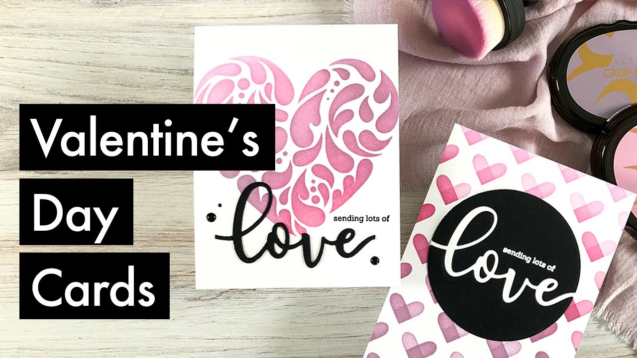 Clean And Simple Valentine's Day Cards | Color Connection With Amber ...