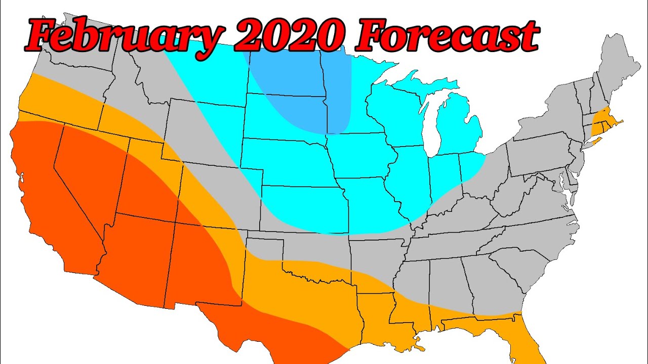 February 2020 Weather Outlook - YouTube