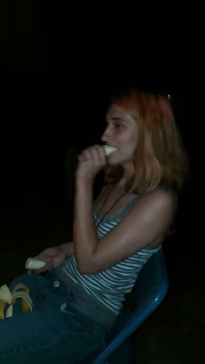 Red Head Deep Throats Banana At Party Youtube