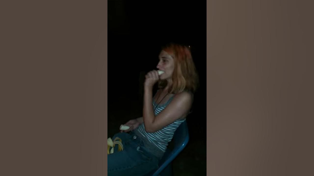 Red Head Deep Throats Banana At Party Youtube