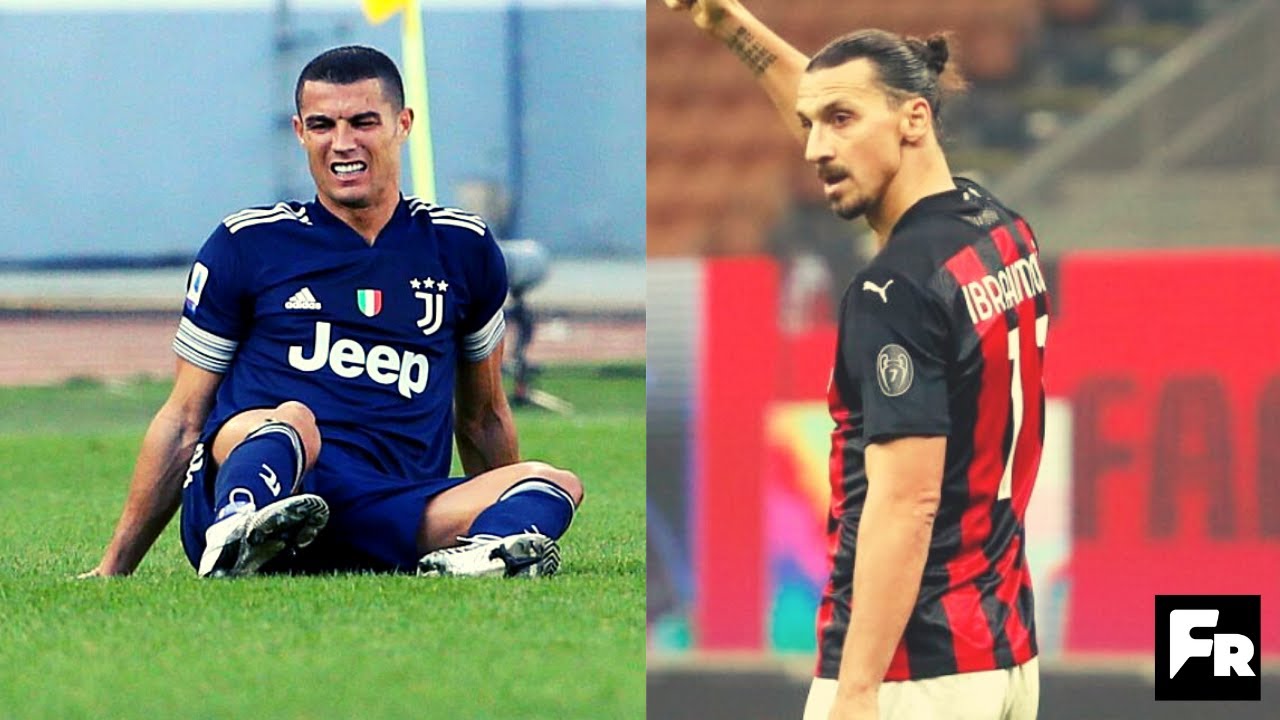 Christiano Ronaldo Ankle injury | Zlatan will not take AC Milan Penalty ...