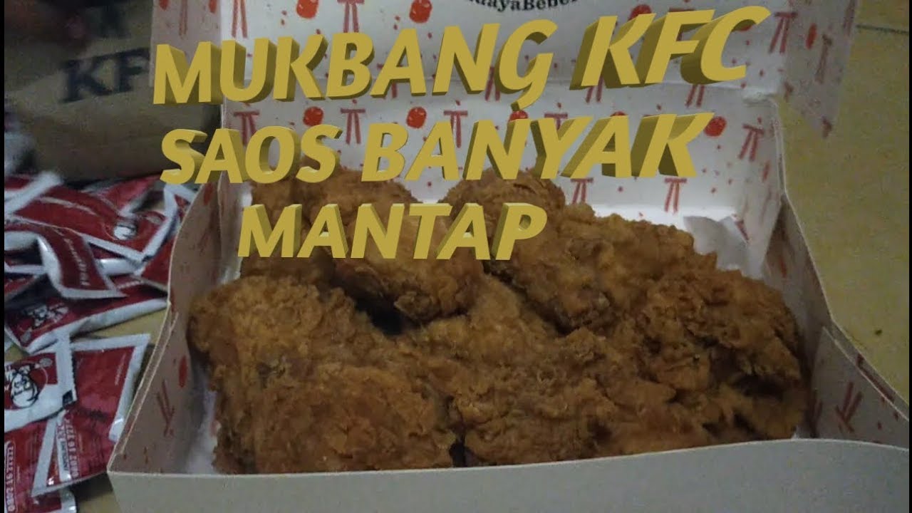 Mukbang KFC isi jumbo + satu liter fanta - YouTube