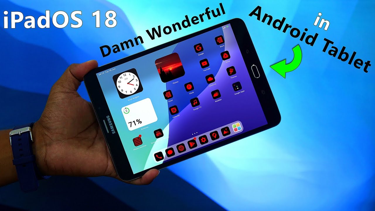 iPadOS 18 install On Android Tablet Without Root | Convert Android into iPadOS 18 | Full Setup ...