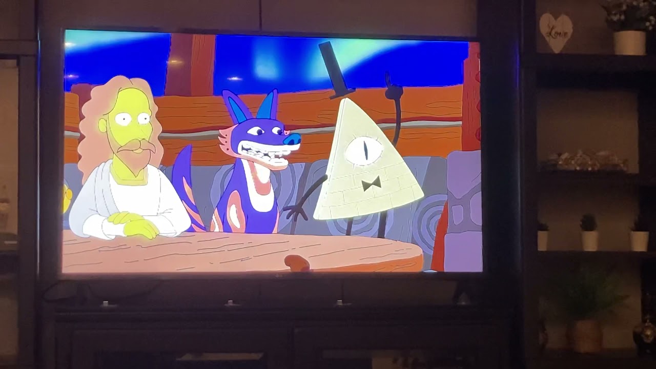 Bill Cipher on SIMPSONS! - YouTube