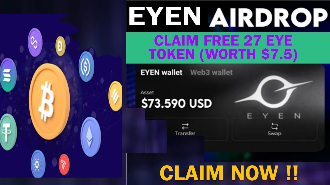 EYEN AIRDROP 2023 | Claim Free 27 token worth $7 daily. #pitbull #airdrop #kyc #kycpi #mine ...