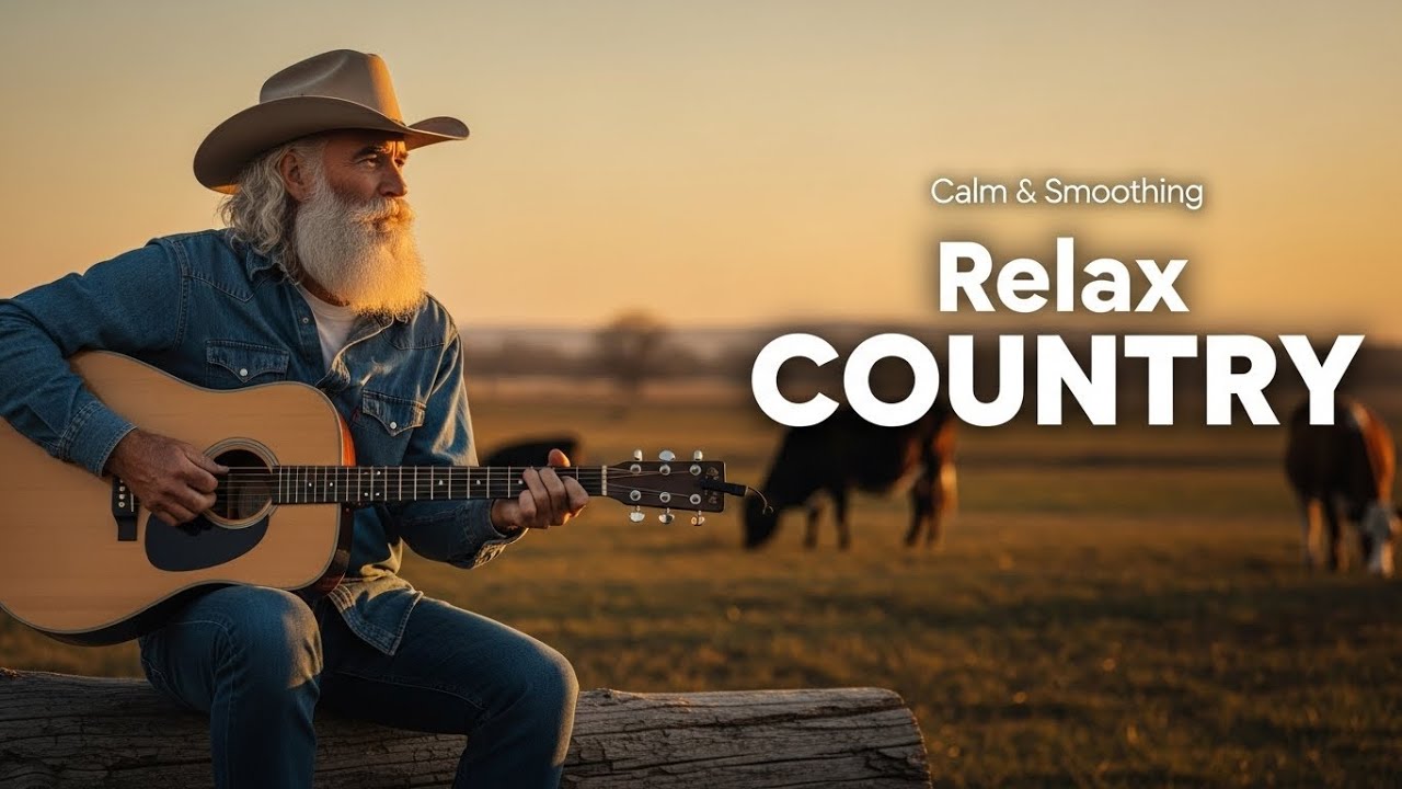 LIVE 24/7 Country Chill 🤠 Soft Acoustic Guitar for Work, Study & Relax ...