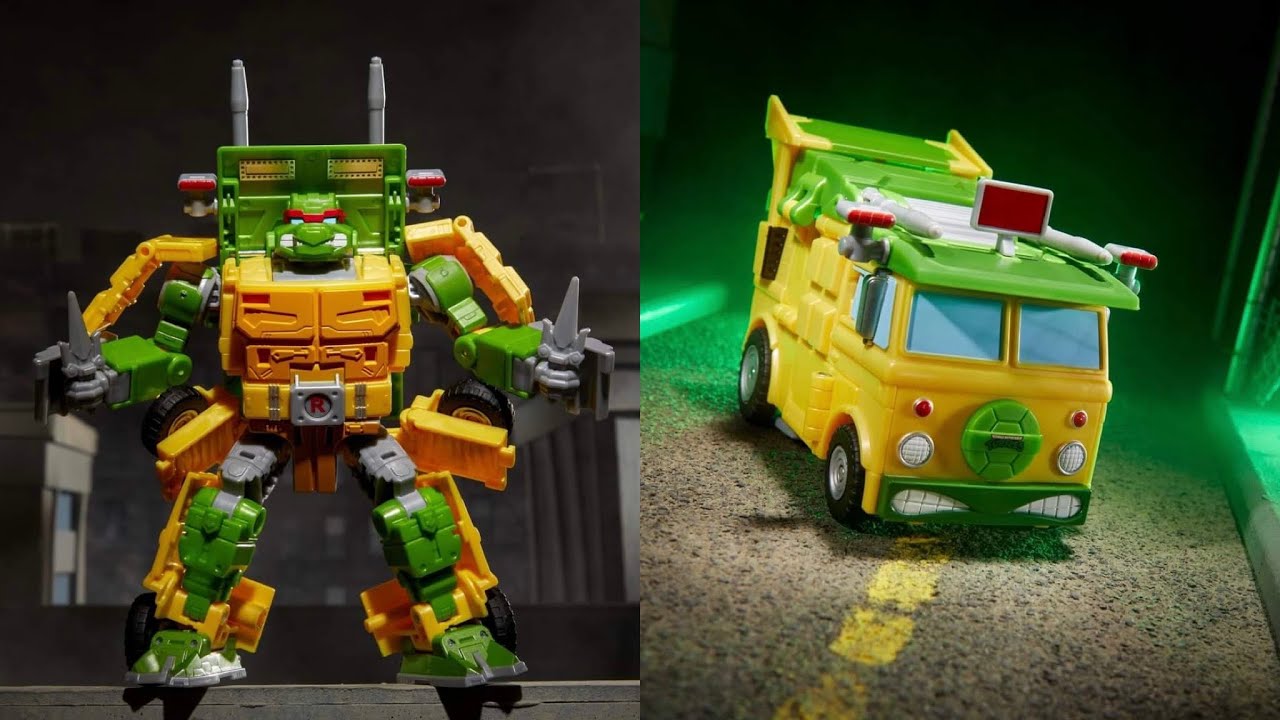 New TMNT teenage mutant ninja turtles transformers mashup action figure ...