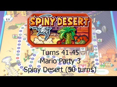 Mario Party 3 Spiny Desert (50 Turns) (Turns 41 to 45) - YouTube