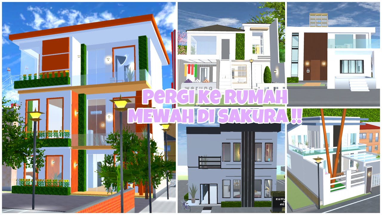 BAGI BAGI ID RUMAH MEWAH DI SAKURA !! - SAKURA SCHOOL SIMULATOR - YouTube