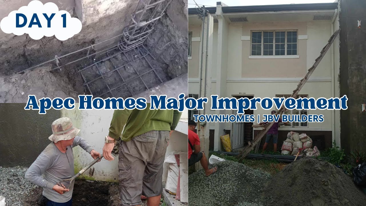 Apec Homes Major Improvement Townhomes | DAY 1 - YouTube