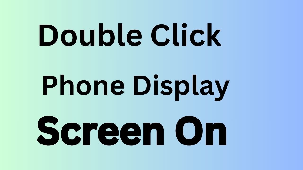 How To Turn On Phone Screen On With Double Click On Walton Orbit Y21 | Perfect Solution Zone ...