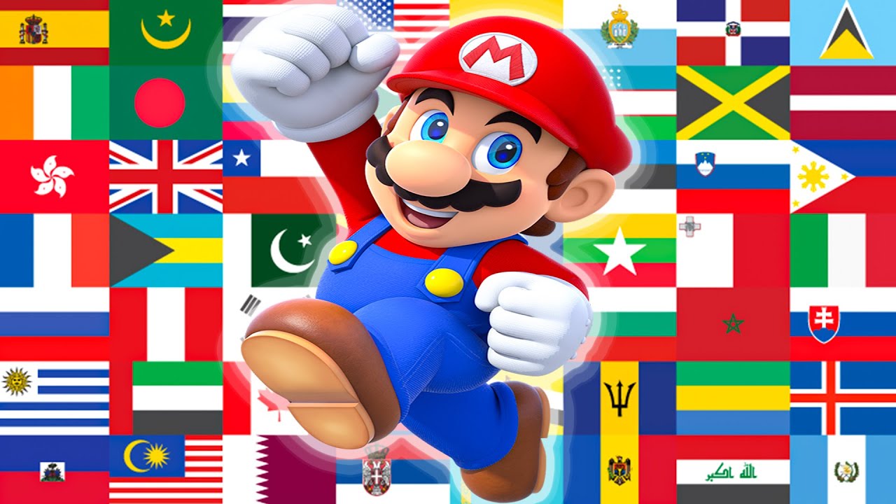 "Super Mario" in different languages meme - YouTube