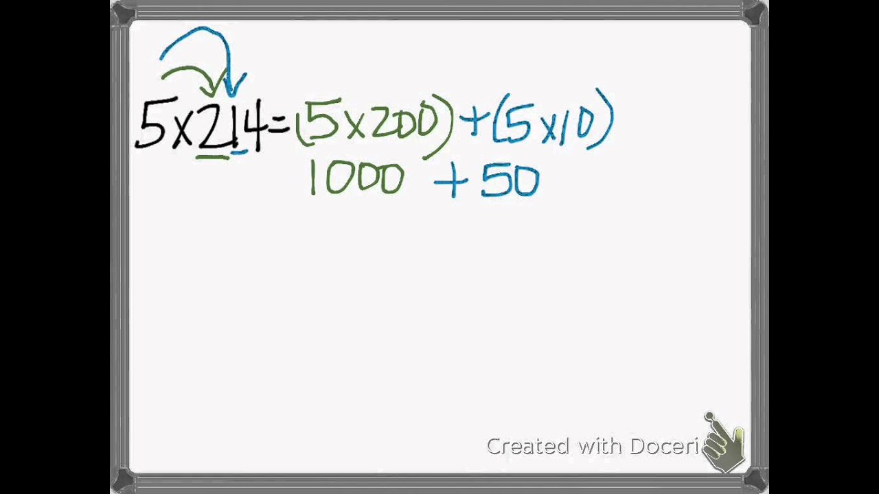 multiplication horizontal - YouTube