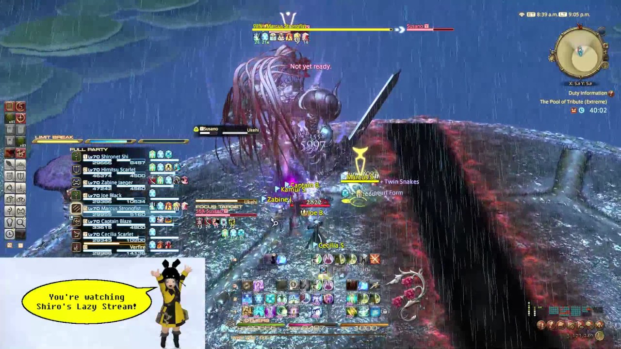 [FFXIV] The Pool of Tribute (Extreme) - Susano EX with FIC - WHM POV ...