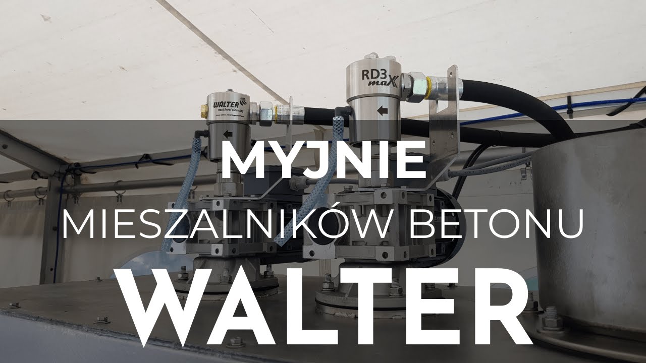 Myjnie betonu WALTER Cleaning Systems 💦 Prezentacja systemów w ...