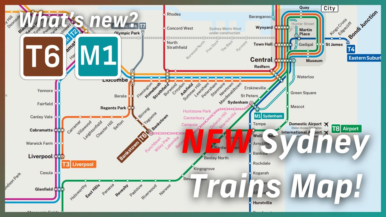 Sydney’s NEW Transport Network Map - What’s changed? - YouTube
