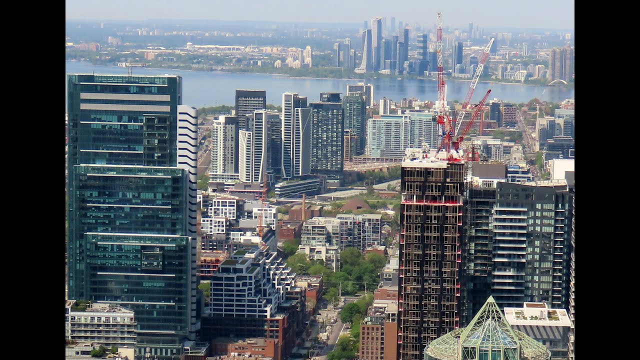 A Bird's-Eye View of Toronto from TD Bank Tower - YouTube
