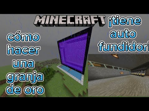 Cómo hacer una granja de oro con ordenador de items y un fundidor en ...