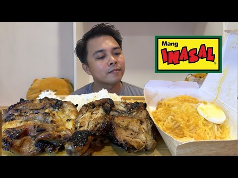 MANG INASAL MUKBANG | Chicken Inasal, Pancit Palabok, Eating Sounds ...