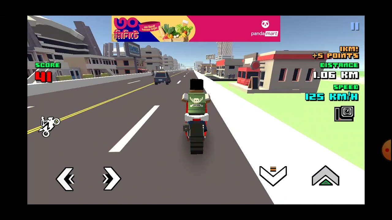 blocky motorcycle game - YouTube