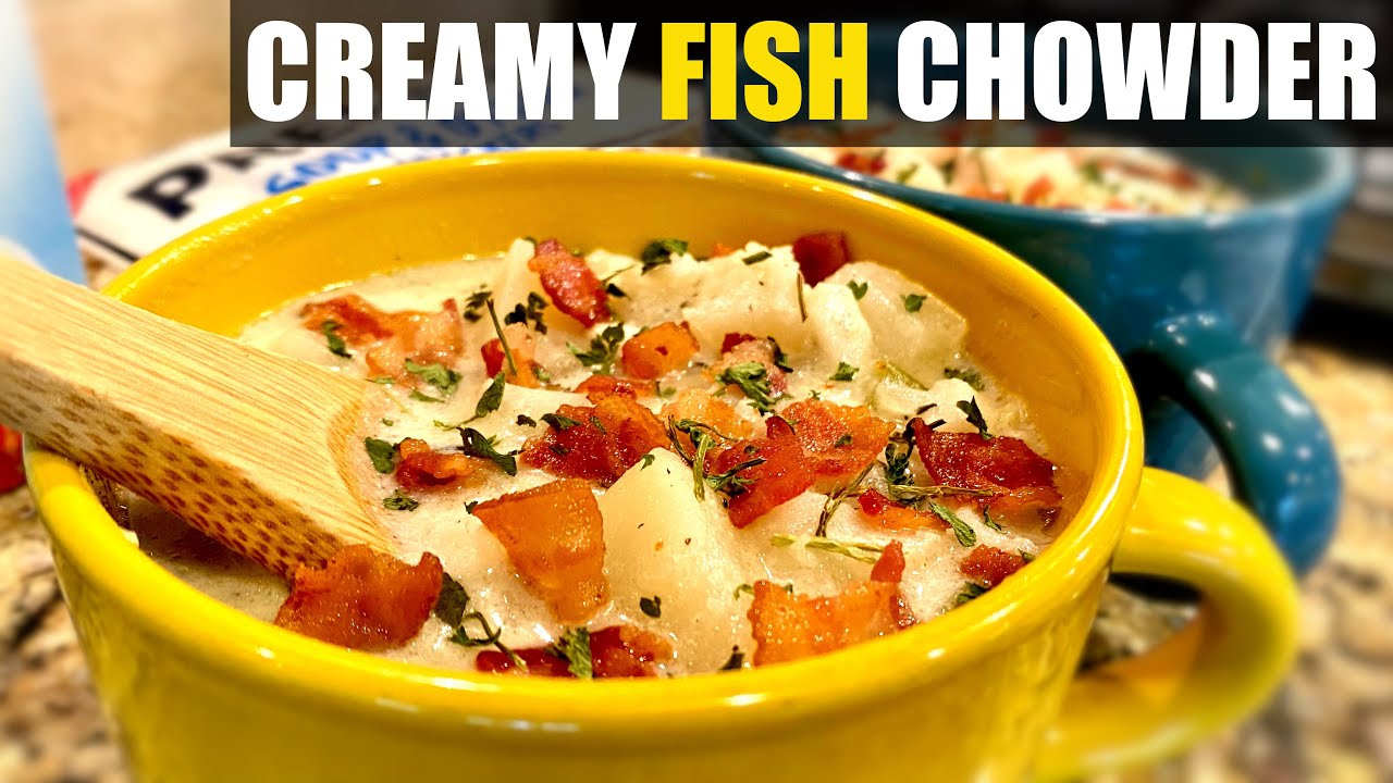 Creamy Fish Chowder Recipe: Quick & Easy Tutorial - YouTube