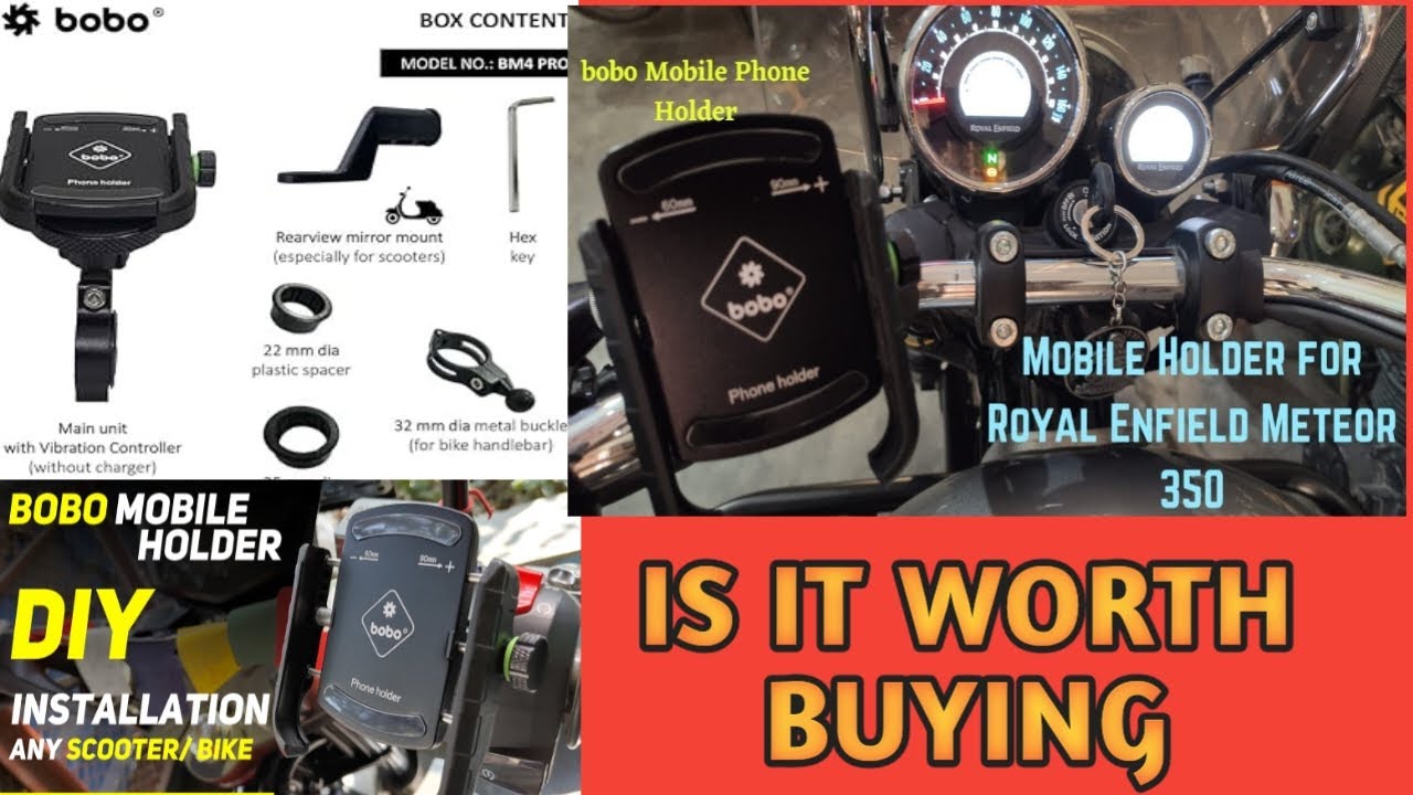 Bobo Mobile Holder Unboxing & Installation | BOBO BM4 Jaw-Grip | DIY ...