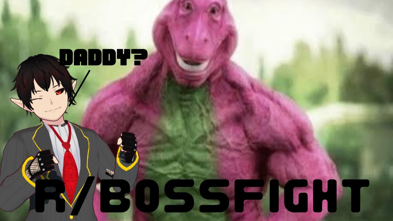 oh wow...barny has been hitting the gym!? vampire vtuber goes through r ...