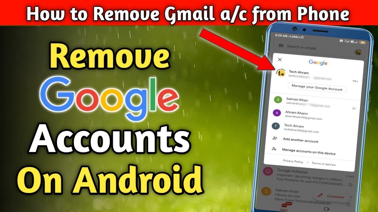 How To Remove Google Account From Android Phone How To Remove Gmail Account From Android Phone How To Remove Google Account From Android Phone How To Remove Gmail Account From Android Phone