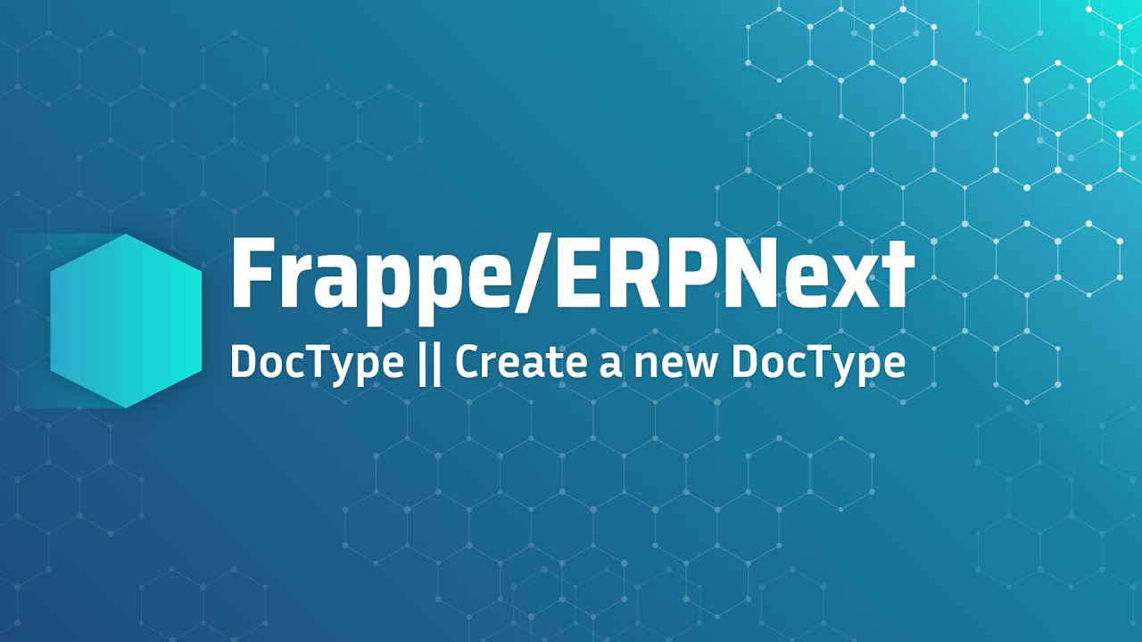 DocType || Create a new DocType - YouTube