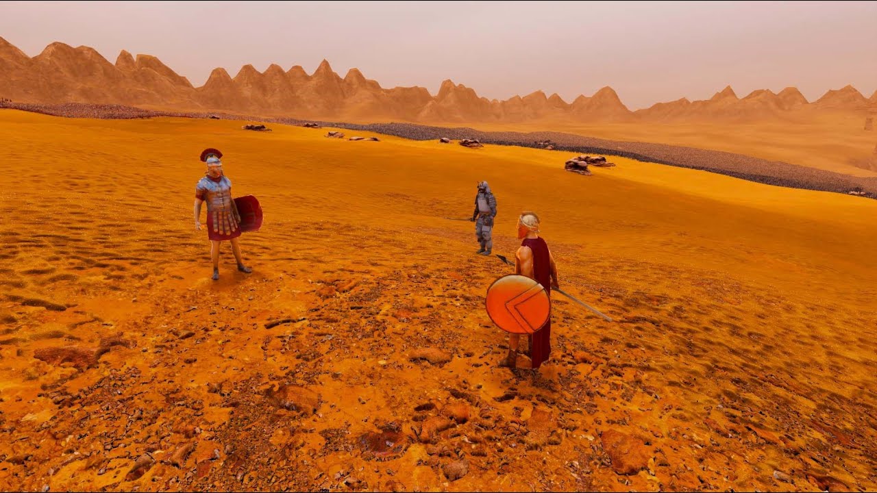 Battle Triangle Spartans VS Samurai VS Roman Legionnaires | Ultimate ...