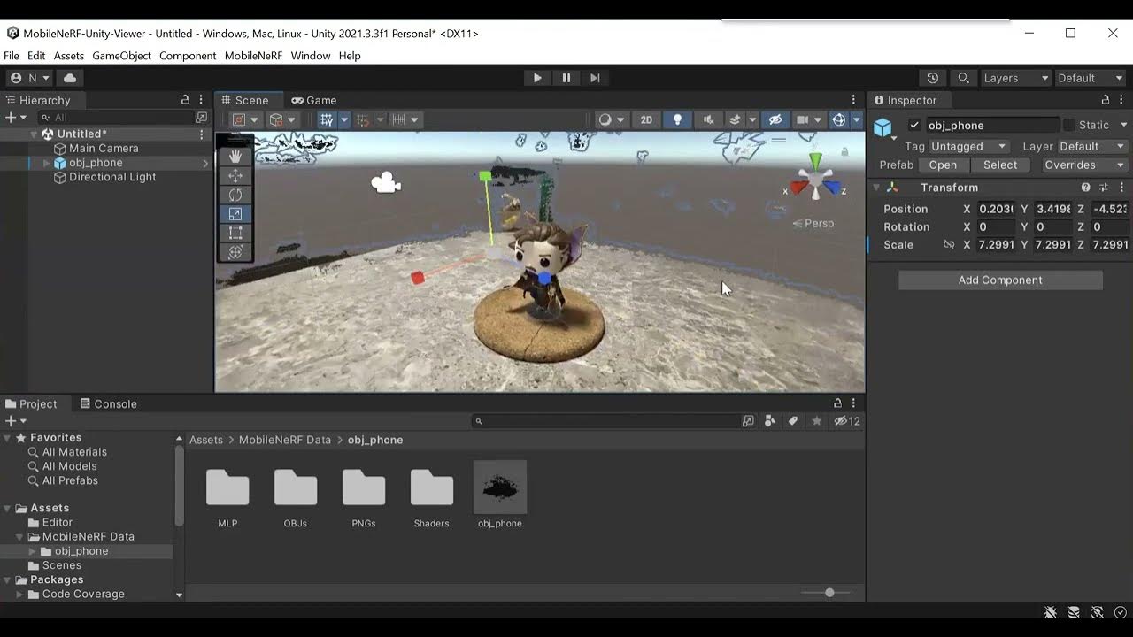 MobileNeRF in Unity #mobilenerf #unity #aigc - YouTube