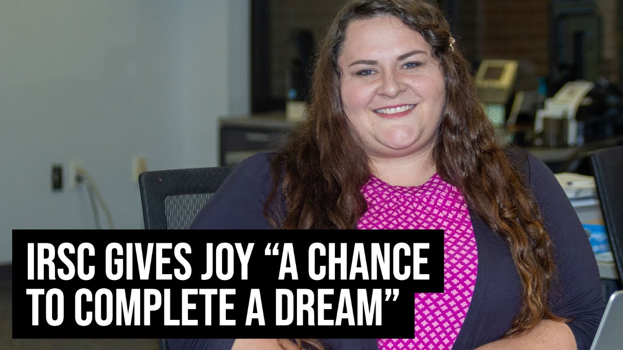 IRSC gives Joy "a chance to complete a dream" - YouTube